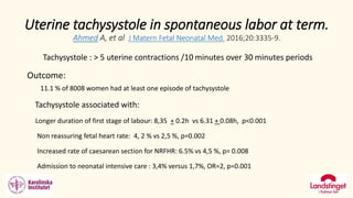 Hyponatraemia complicating labour | PPTX