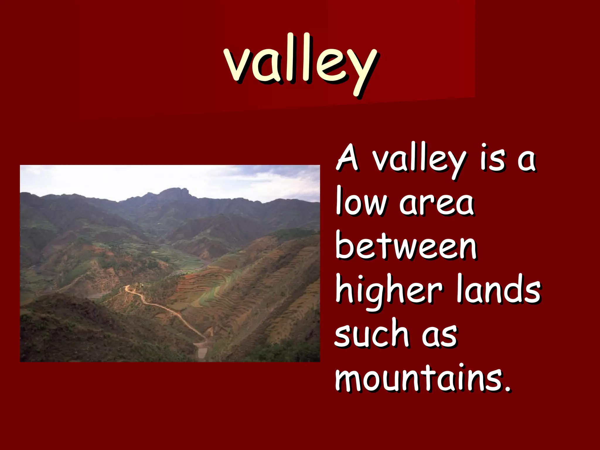 Landforms (1) | PPT | Geography | Science