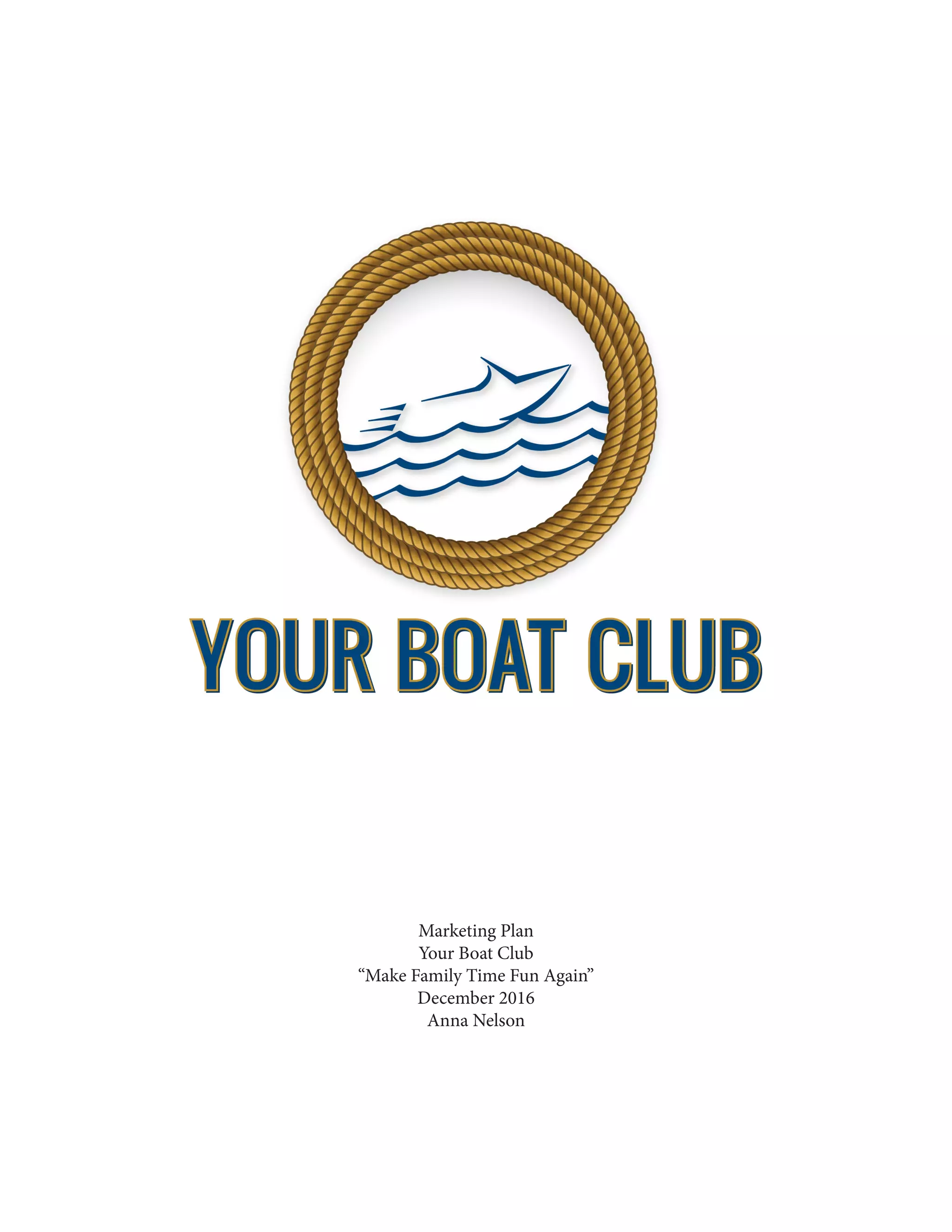 Your Boat Club- written | PDF