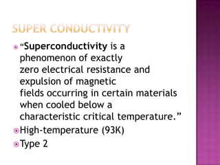 YBCO: Superconductor | PPTX