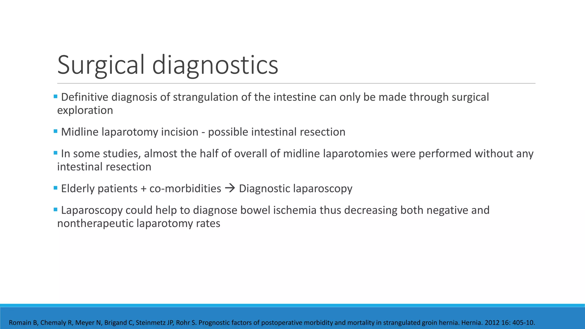 Obstructed & stragulated hernia1 | PPTX
