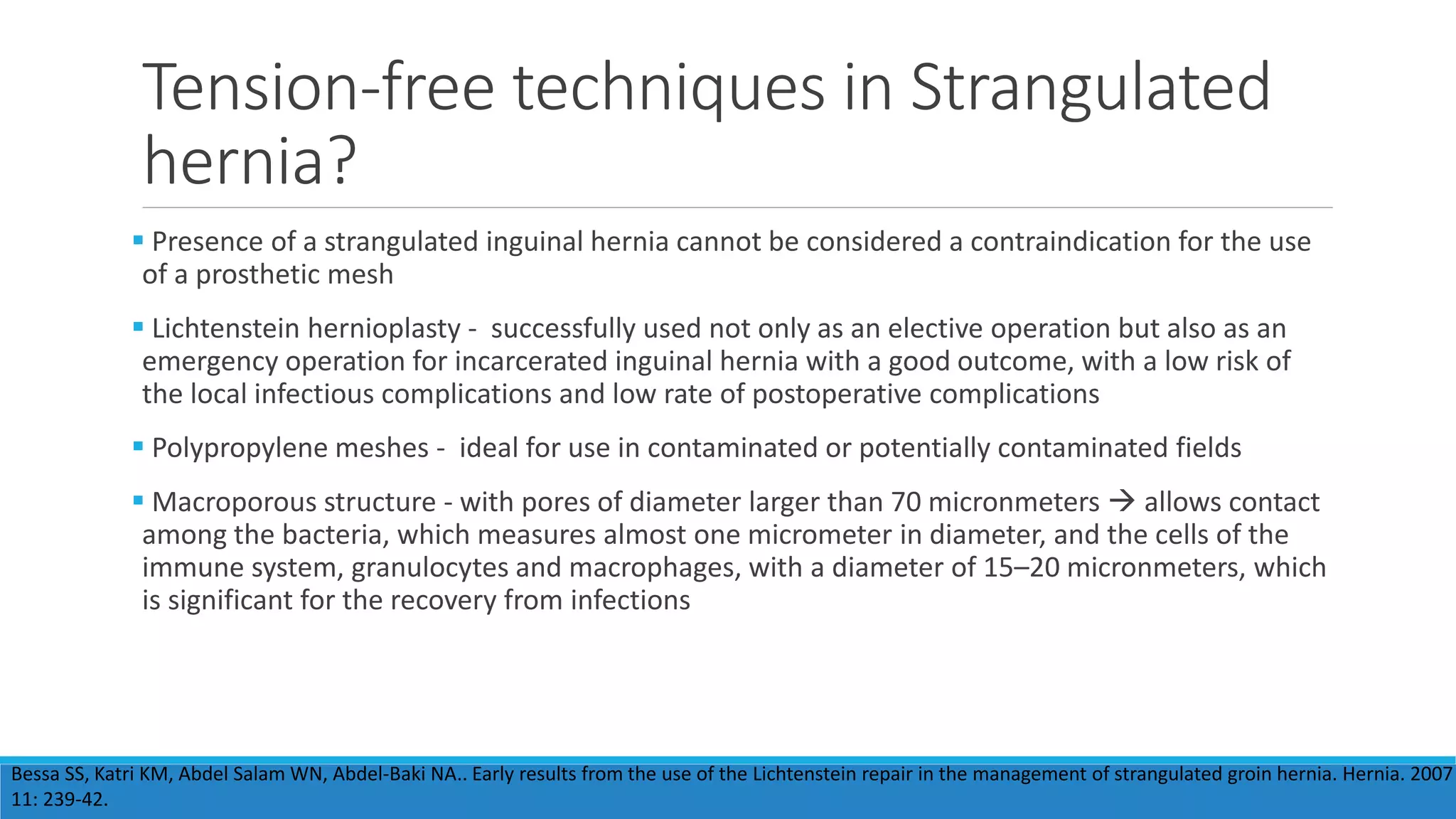 Obstructed & stragulated hernia1 | PPTX