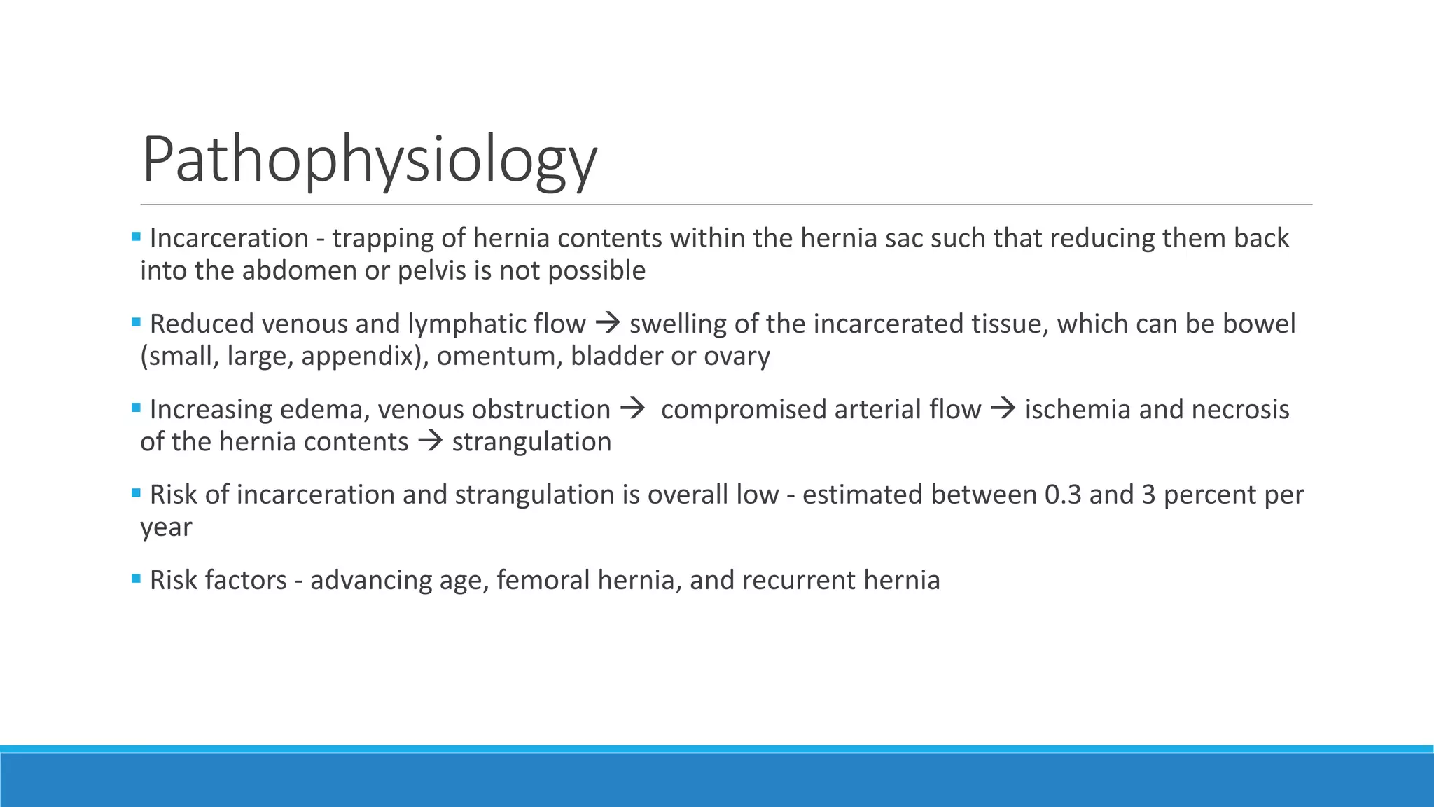 Obstructed & stragulated hernia1 | PPTX