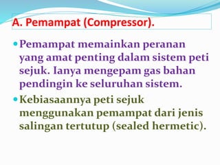 Mengenali komponen2 peti sejuk domestik YB | PPTX