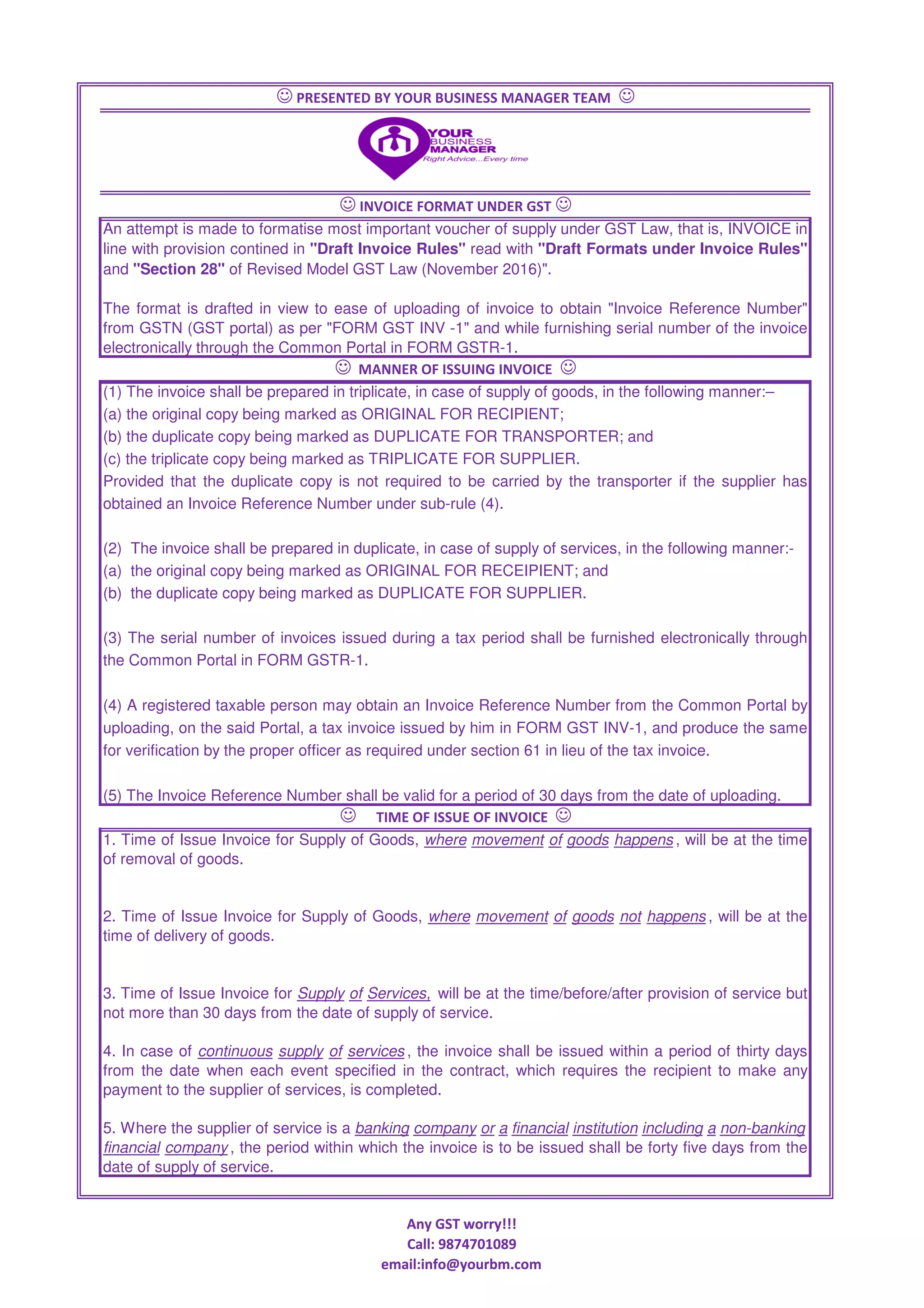 Ybm gst invoice-format | PDF