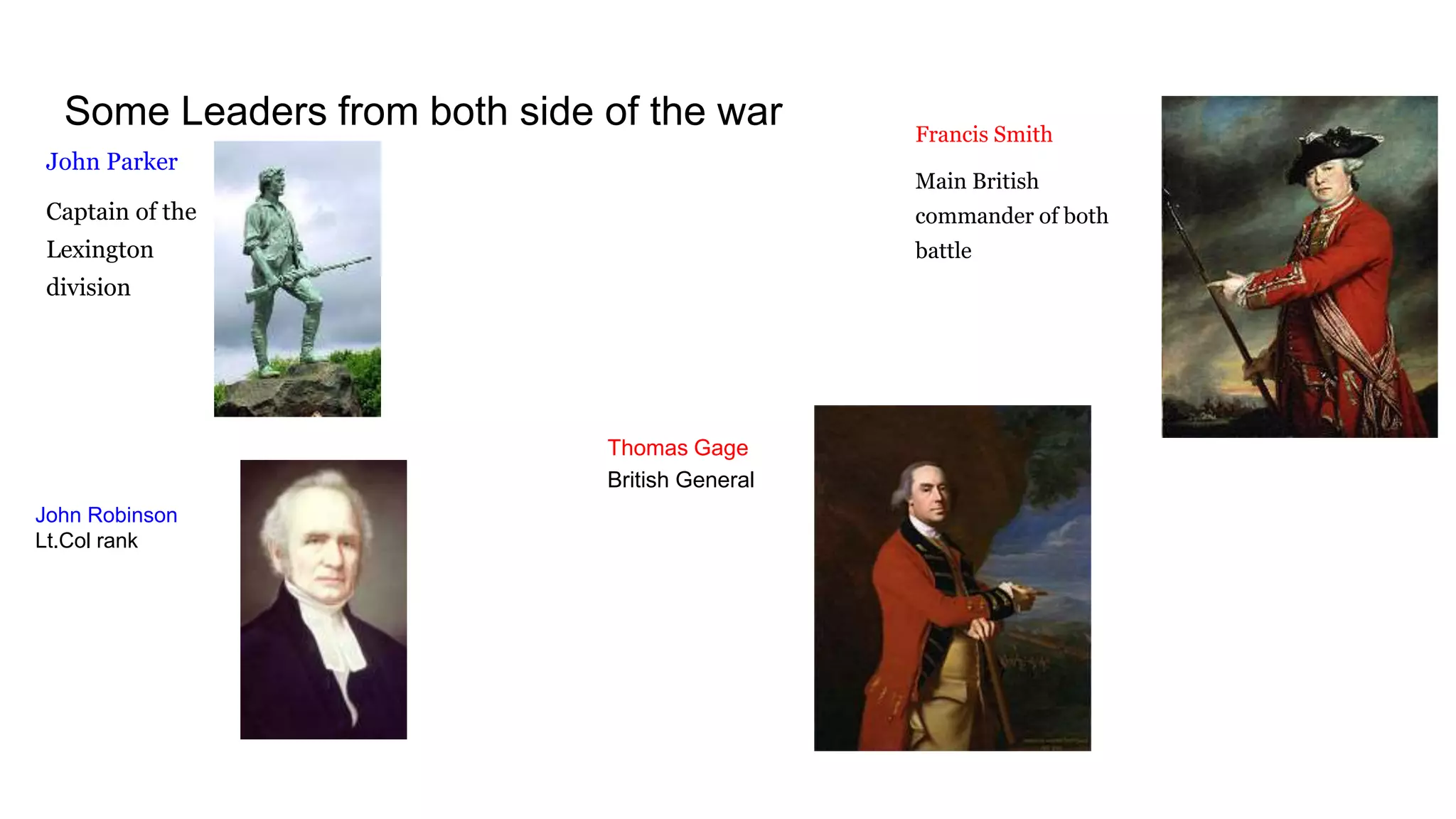 The first Revolutionary war battle: battle of Lexington and Concord | PPTX