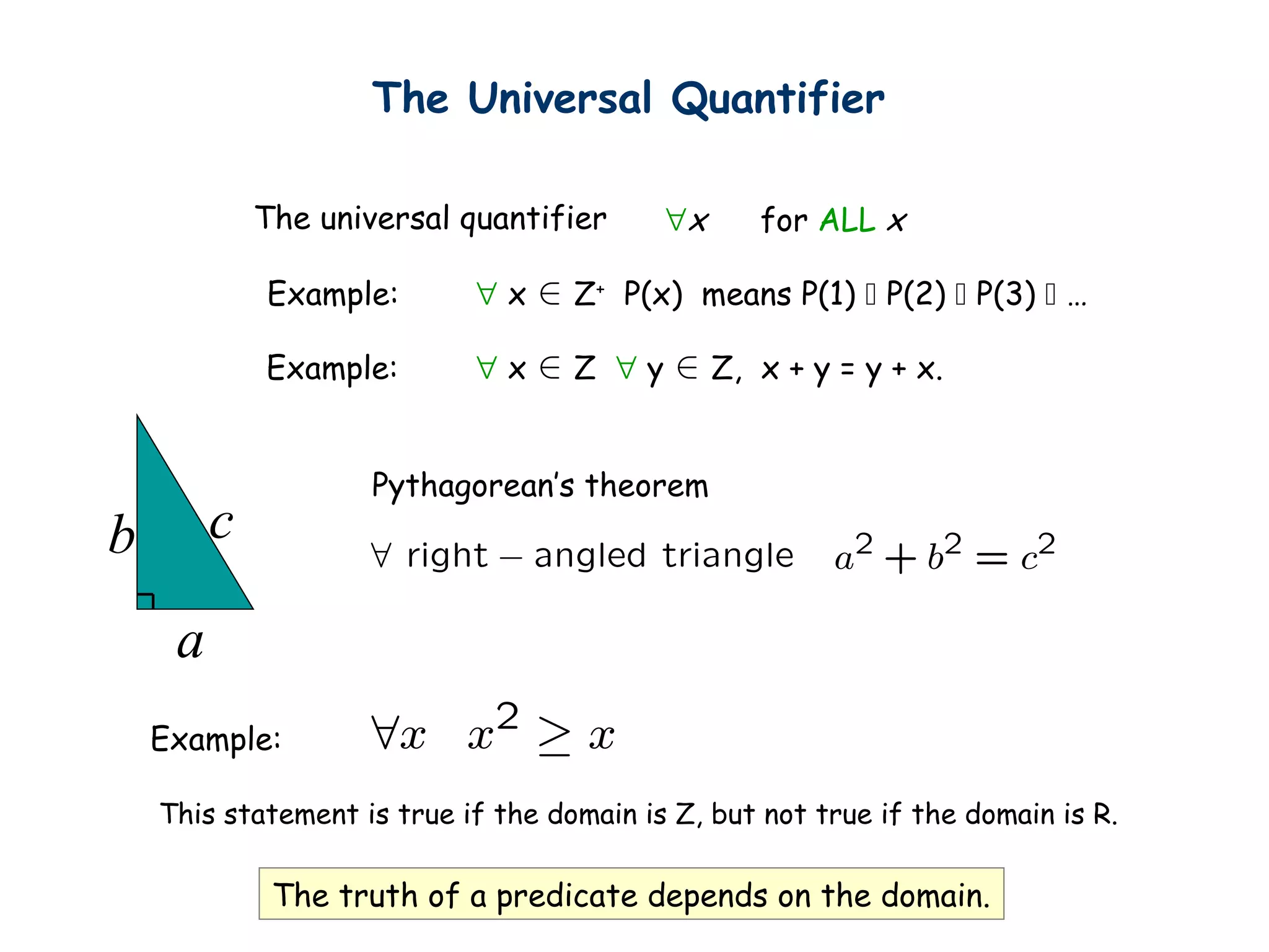 Discrete Math Lecture 02: First Order Logic | PPT
