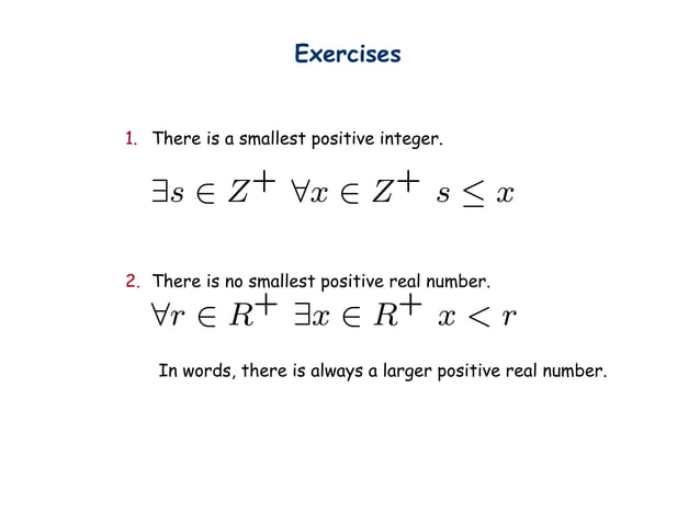 Discrete Math Lecture 02: First Order Logic | PPT