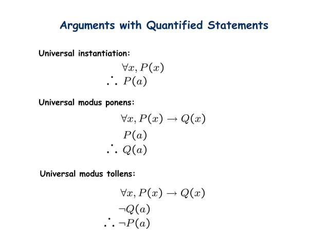 Discrete Math Lecture 02: First Order Logic | PPT
