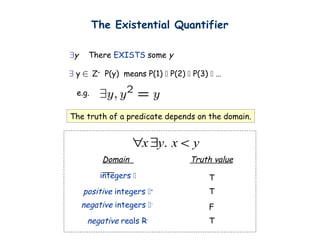 Discrete Math Lecture 02: First Order Logic | PPT
