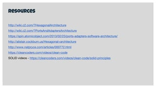Ports and Adapters Architecture | PPT