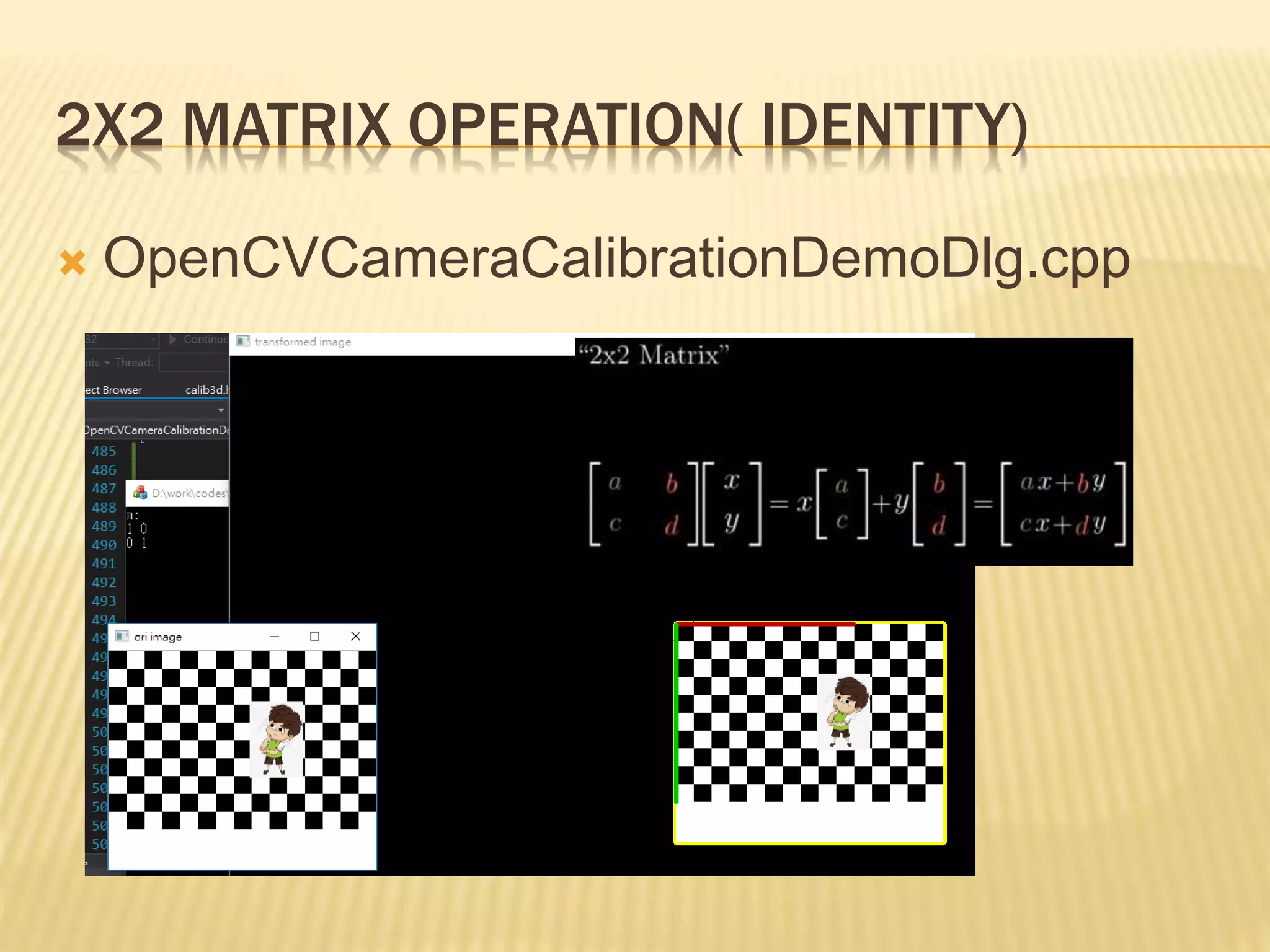 OpenCV affine matrix operation | PPT