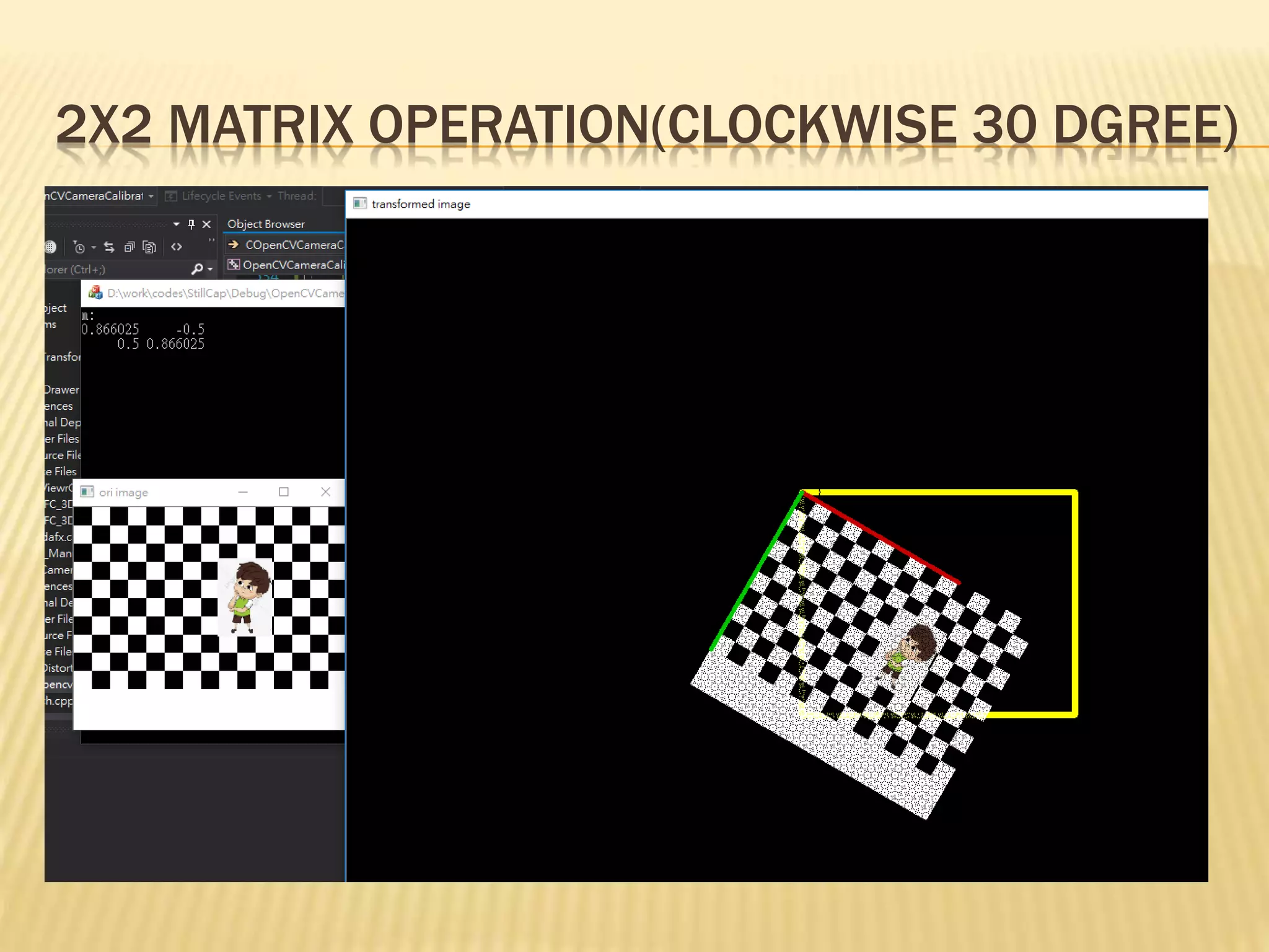 OpenCV affine matrix operation | PPT