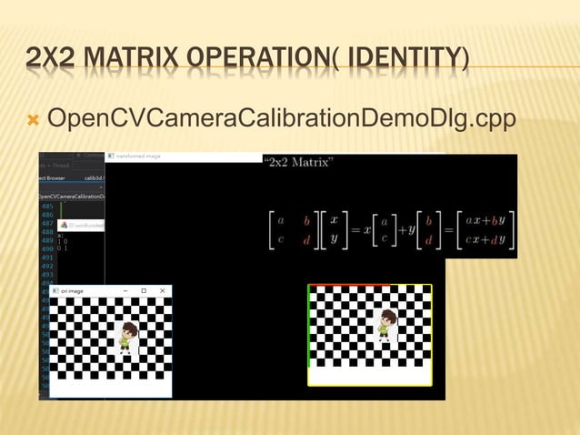 OpenCV affine matrix operation | PPT