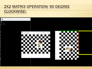OpenCV affine matrix operation | PPTX