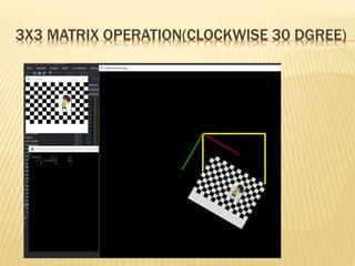 OpenCV affine matrix operation | PPT