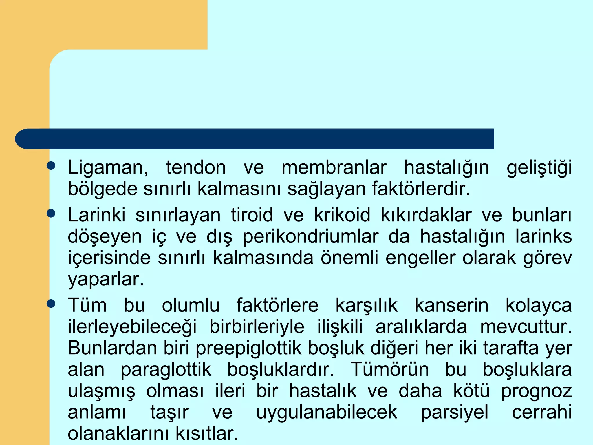 larinks kanserleri (fazlası için www.tipfakultesi.org ) | PPT