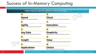 How In Memory Computing Changes Everything | PDF | Databases | Computer Software and Applications