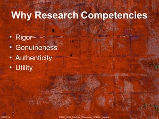 Competencies of a Good Researcher | PPT