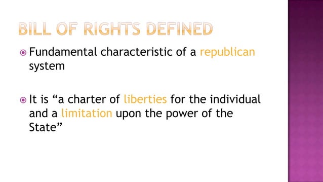 Bill of Rights Sections 1 to 4 | PPTX