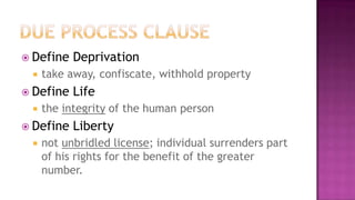 Bill of Rights Sections 1 to 4 | PPTX