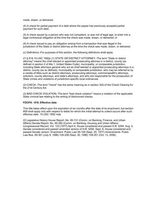 FDCPA - Fair Debt Collection Practices Act | DOC