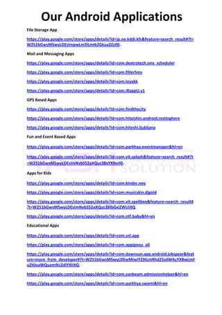 Android Development Ycsin | PDF