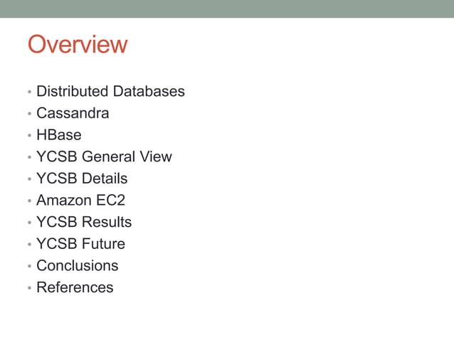 NoSQL: Cassadra vs. HBase | PPT