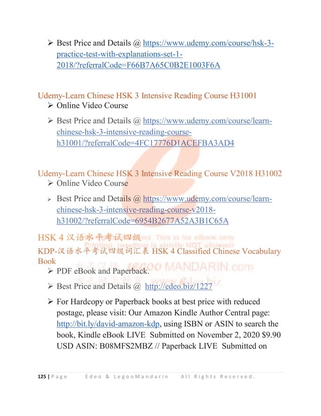 YCT 2 Chinese Intensive Reading for Kids Y21002 少儿汉语考试模拟考题 sample | PDF