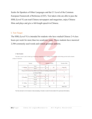 YCT 3 Chinese Intensive Reading for Kids Y30901 新中小学生汉语考试 sample | PDF