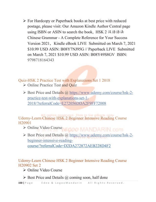 YCT 3 Chinese Intensive Reading for Kids Y30901 新中小学生汉语考试 sample | PDF