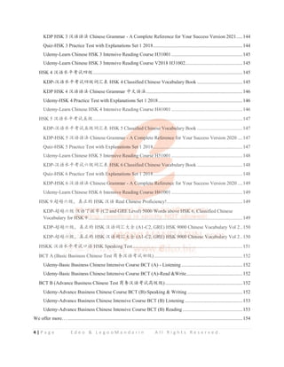 YCT 4 Chinese Intensive Reading for Kids Y40901 新中小学生汉语考试 sample | PDF
