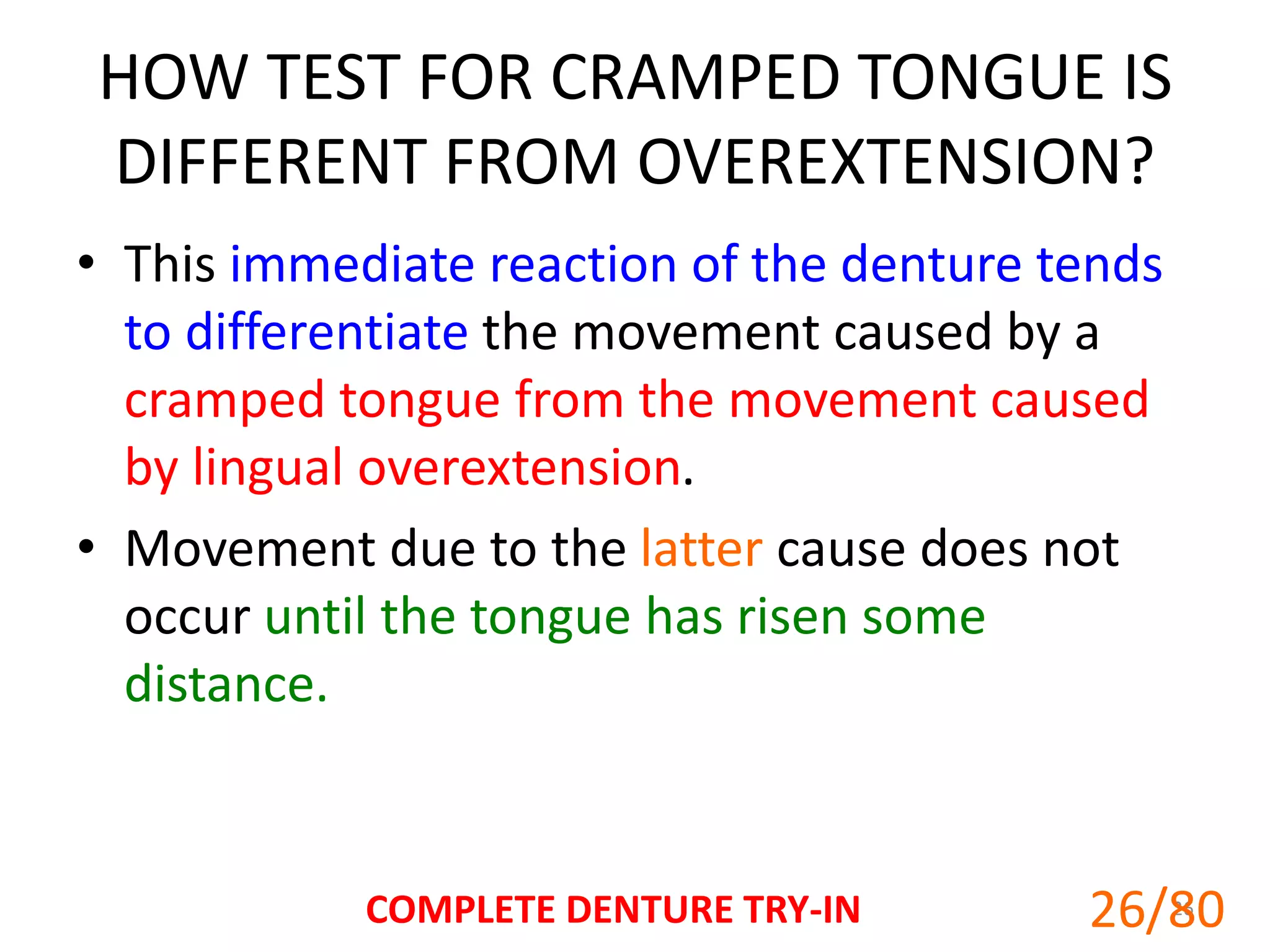Complete Denture Try In