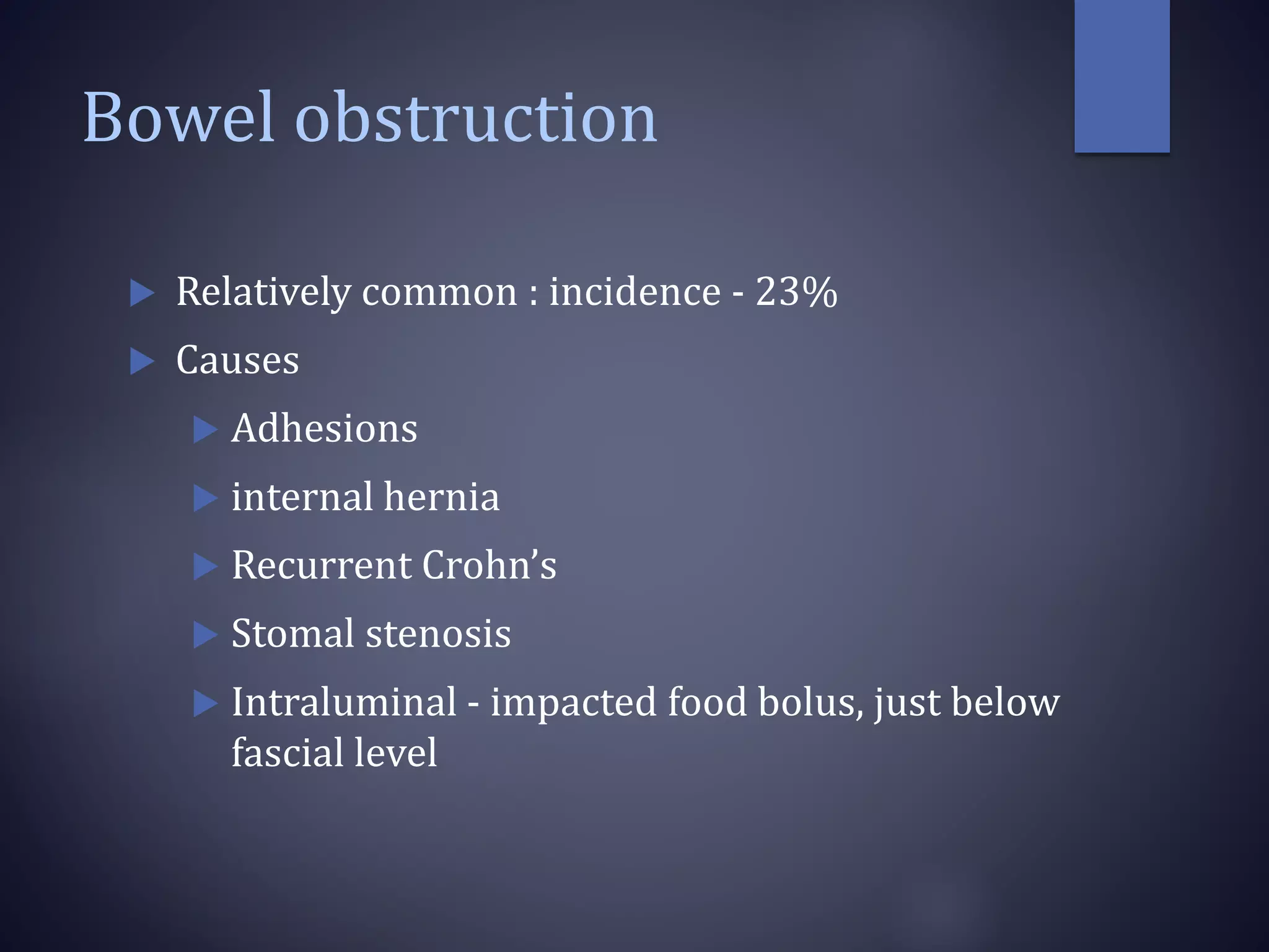 Stoma complications & its management | PPTX