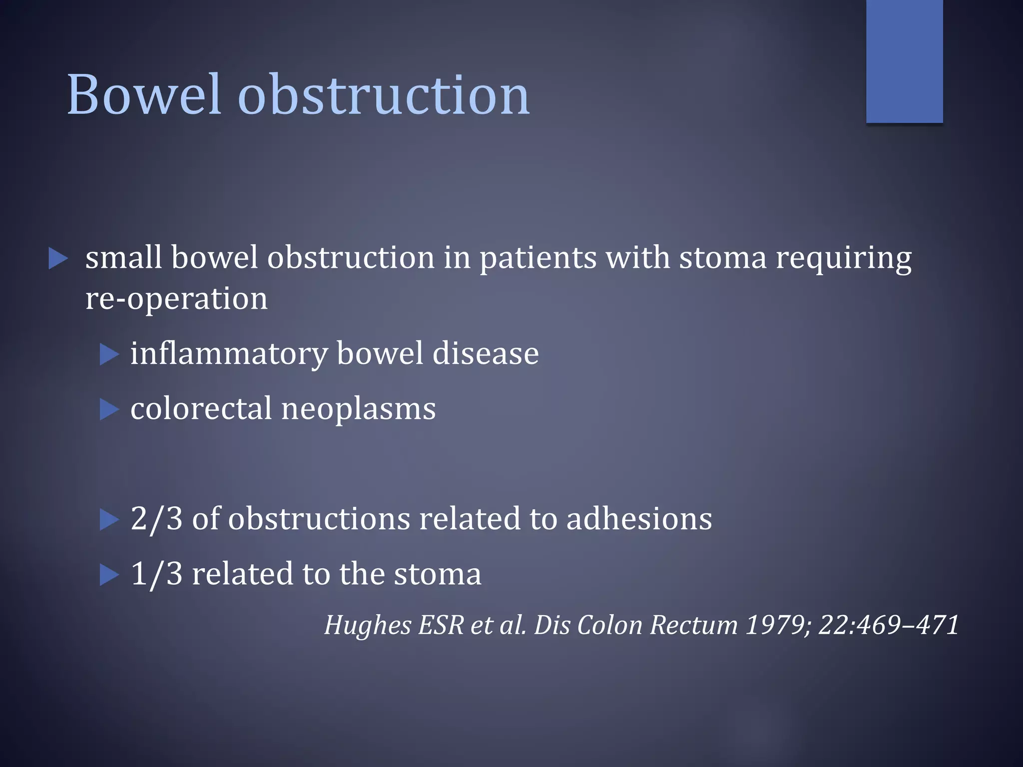 Stoma complications & its management | PPTX