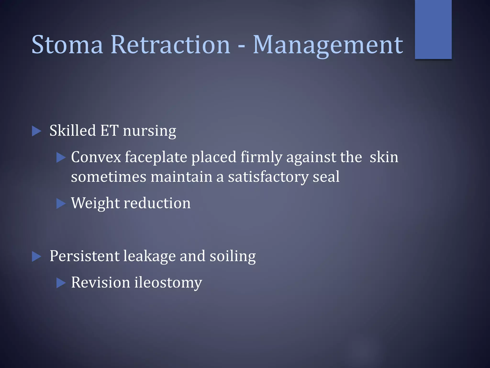 Stoma complications & its management | PPTX
