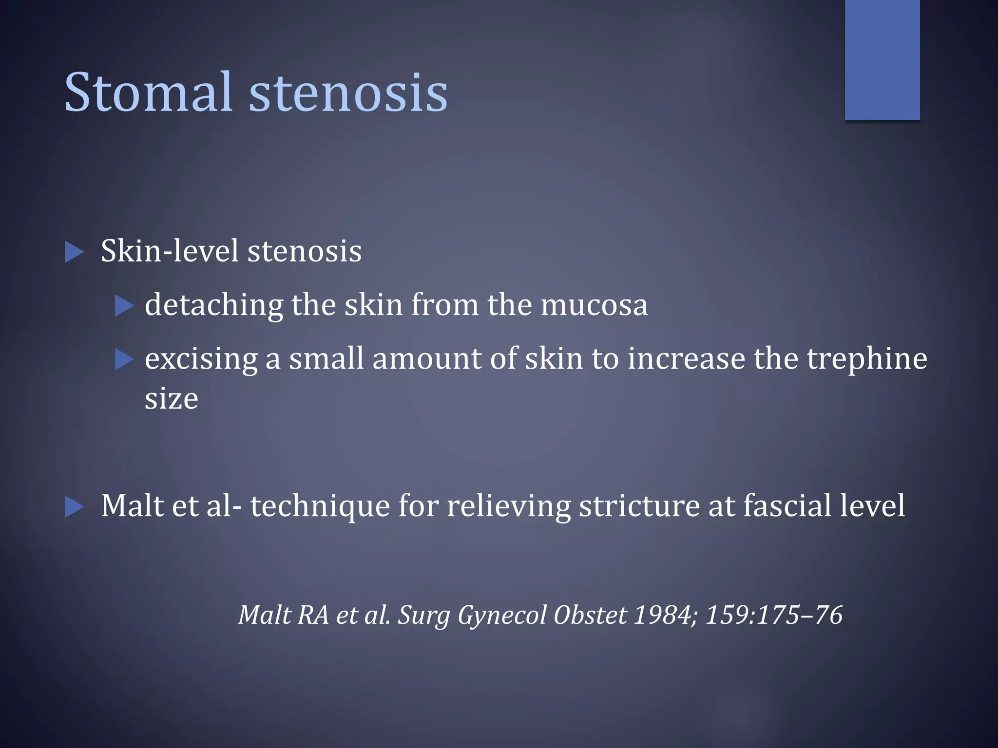 Stoma complications & its management | PPTX