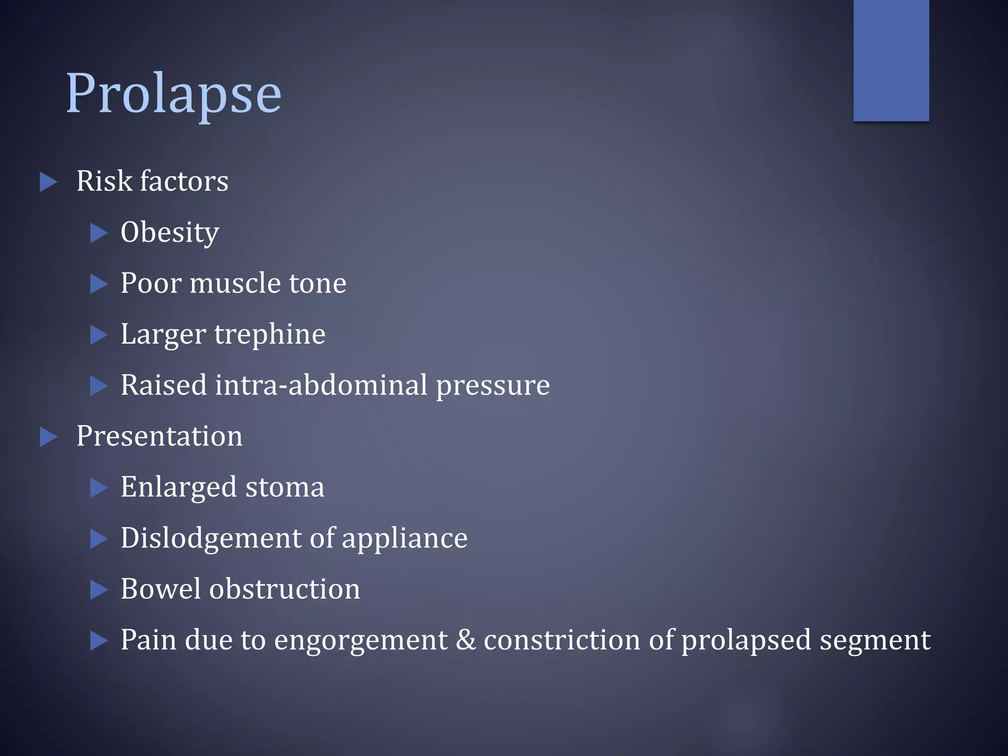 Stoma complications & its management | PPTX