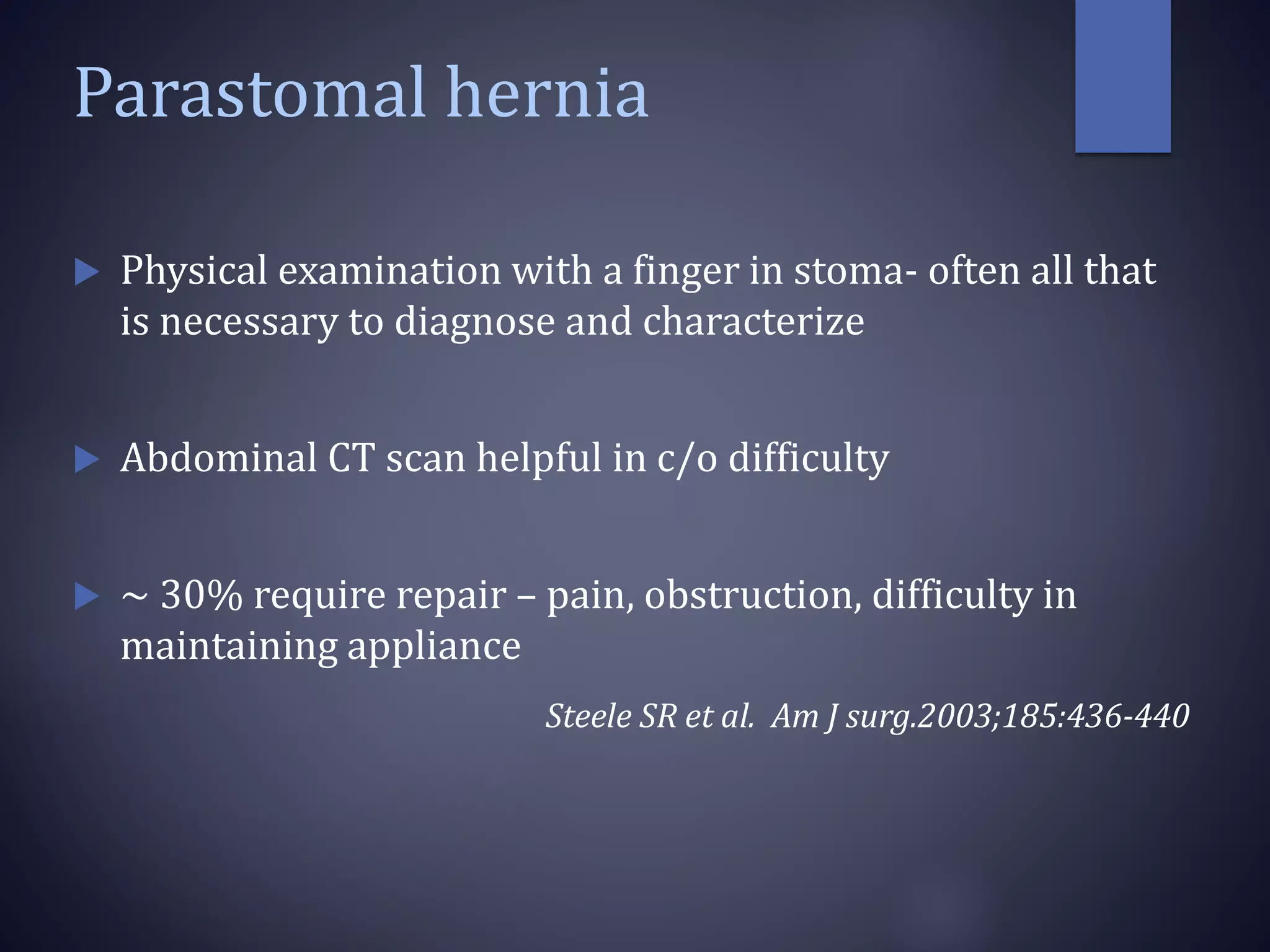 Stoma complications & its management | PPTX