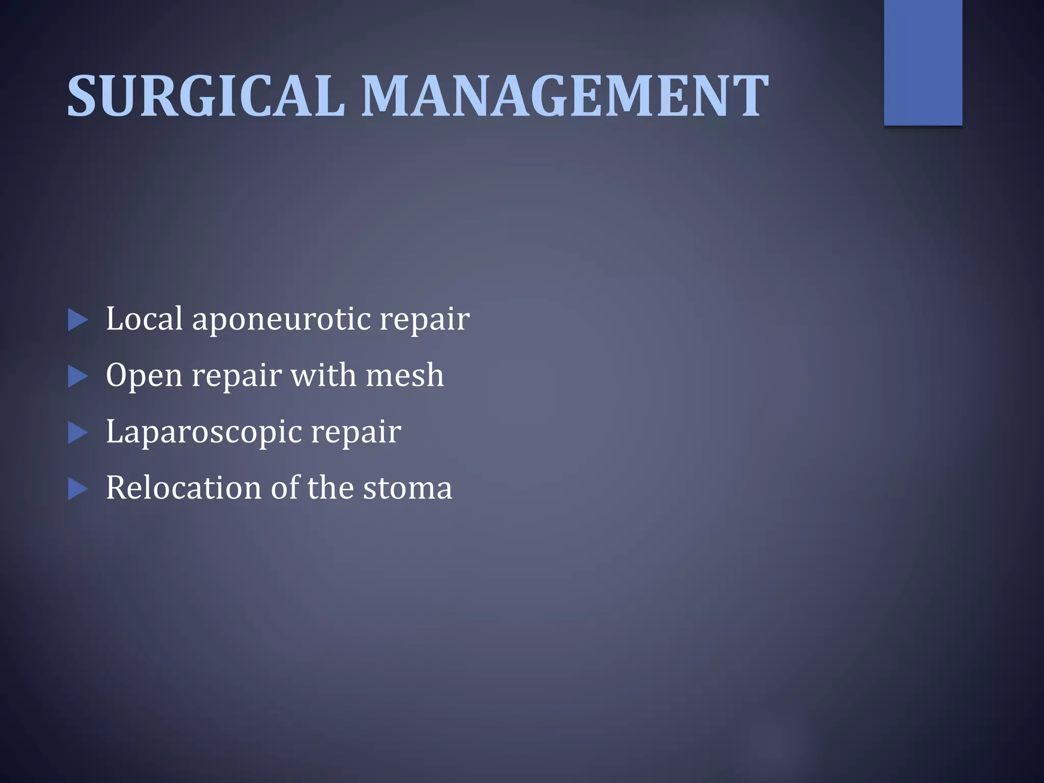Stoma complications & its management | PPTX