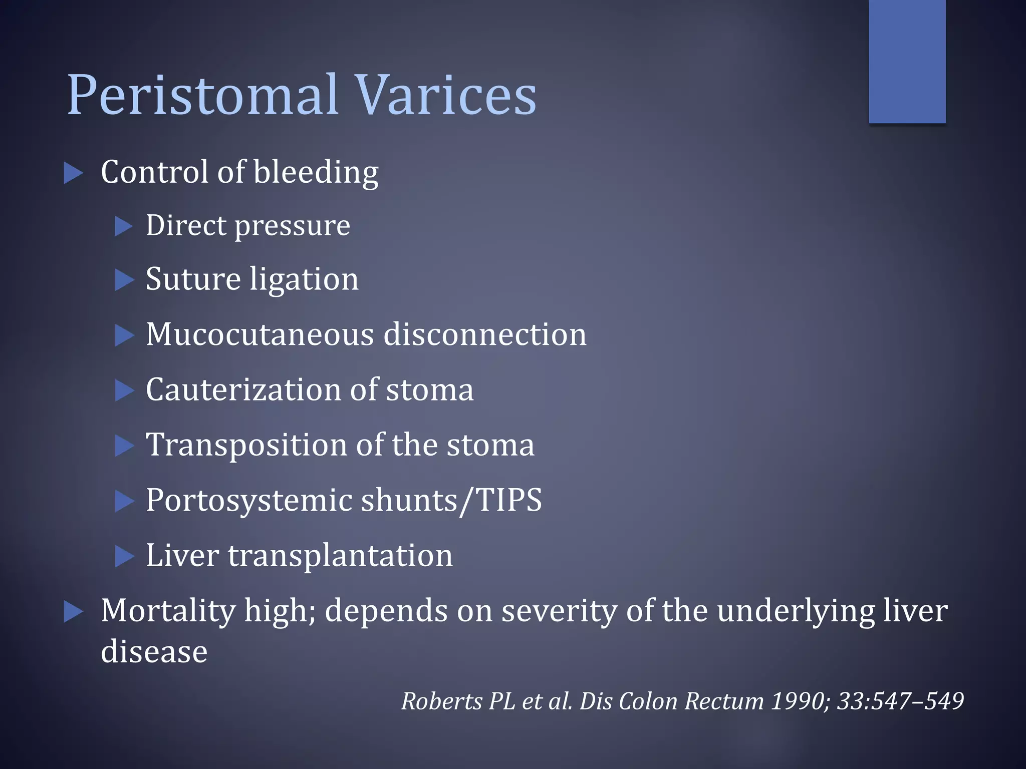 Stoma complications & its management | PPTX