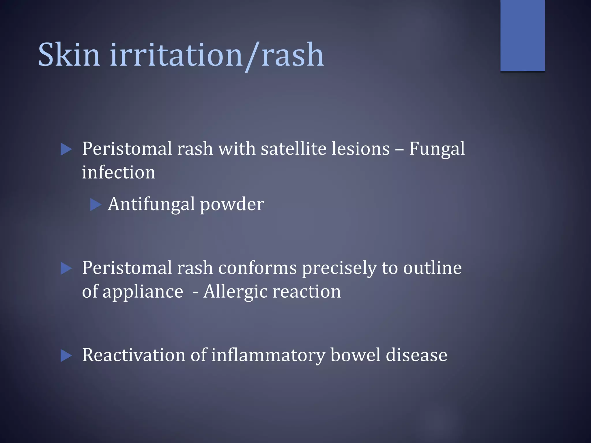 Stoma complications & its management | PPTX