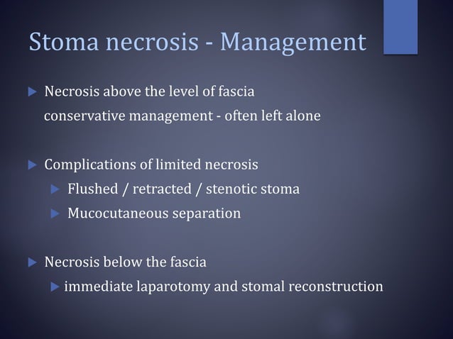 Stoma complications & its management | PPTX
