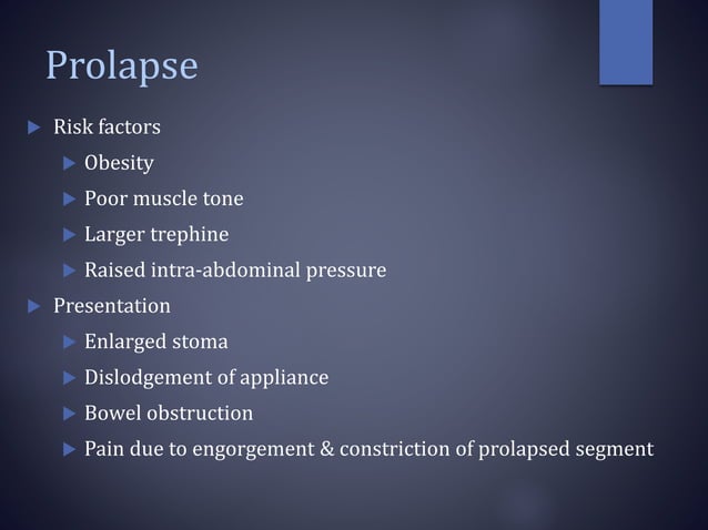 Stoma complications & its management | PPTX