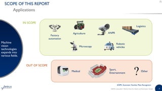Machine Vision for Industry and Automation 2018 Report by Yole ...