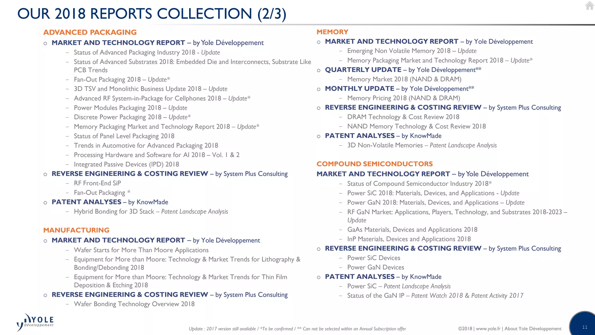 MEMS Pressure Sensor Market and Technologies 2018 Report by Yole Developpement | PDF