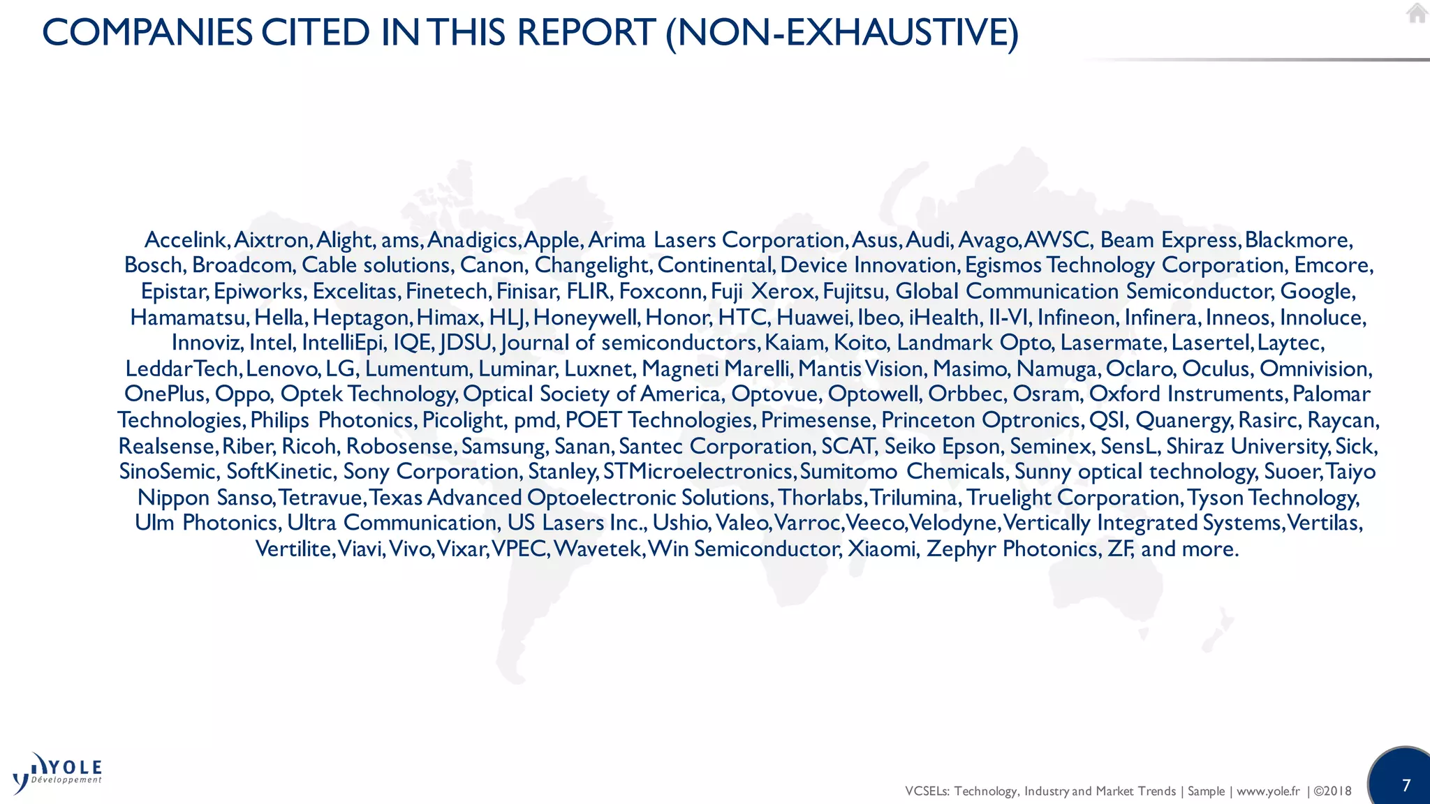 VCSELs Technology Industry and Market Trends | PDF