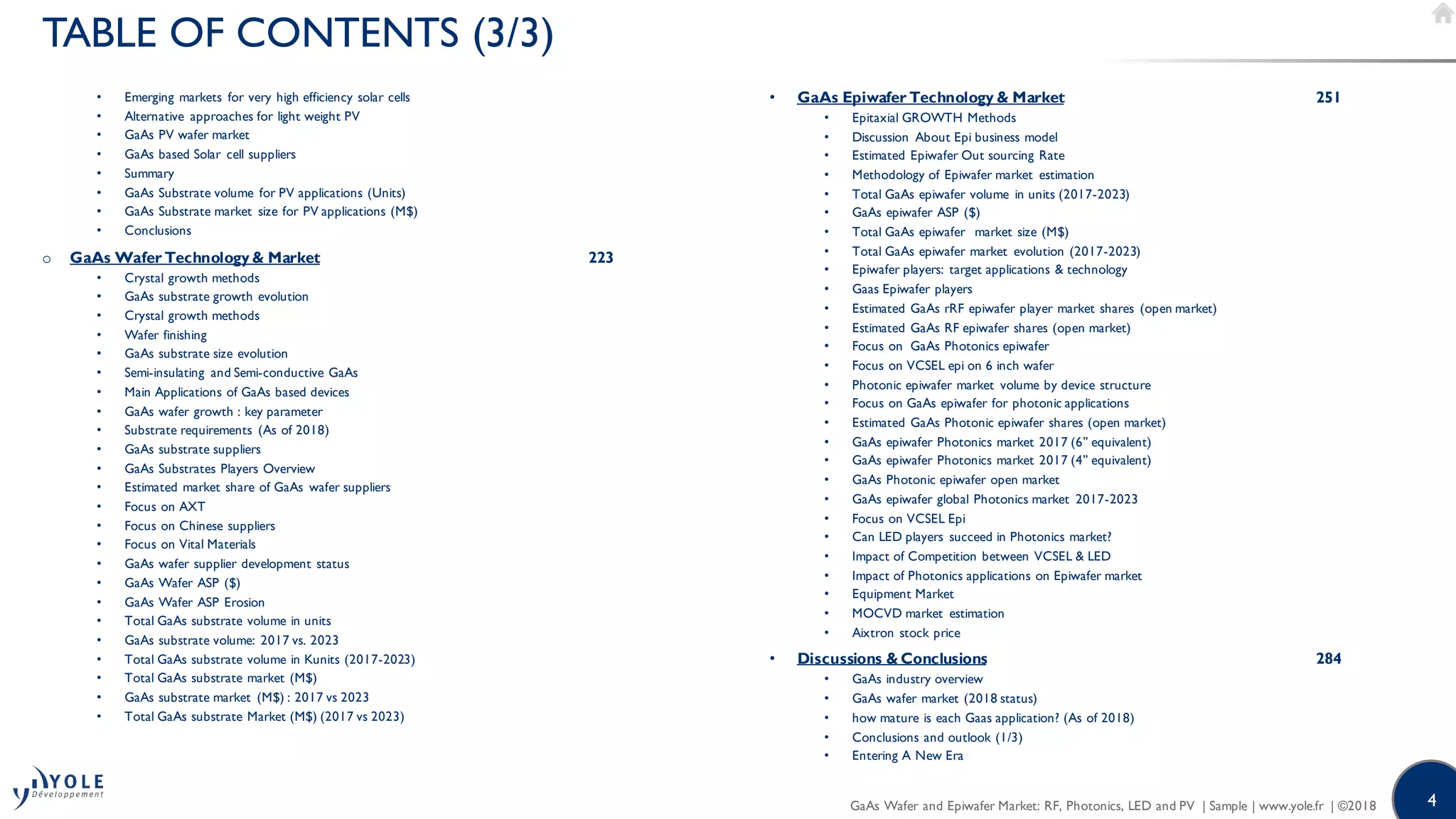 GaAs Wafer and Epiwafer Market: RF, Photonics, LED, and PV Applications ...