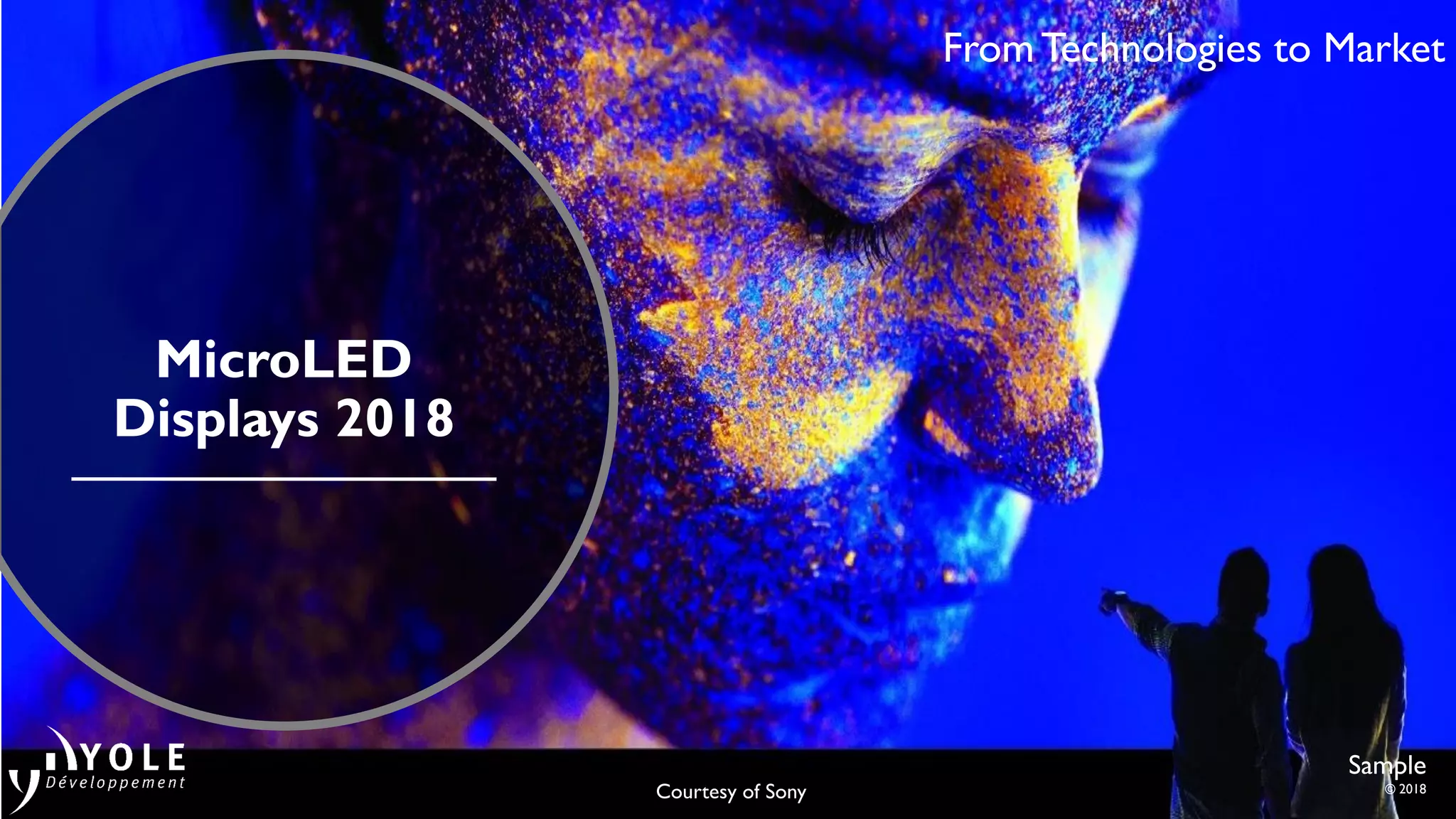 MicroLED Displays 2018 report by Yole Développement | PPT