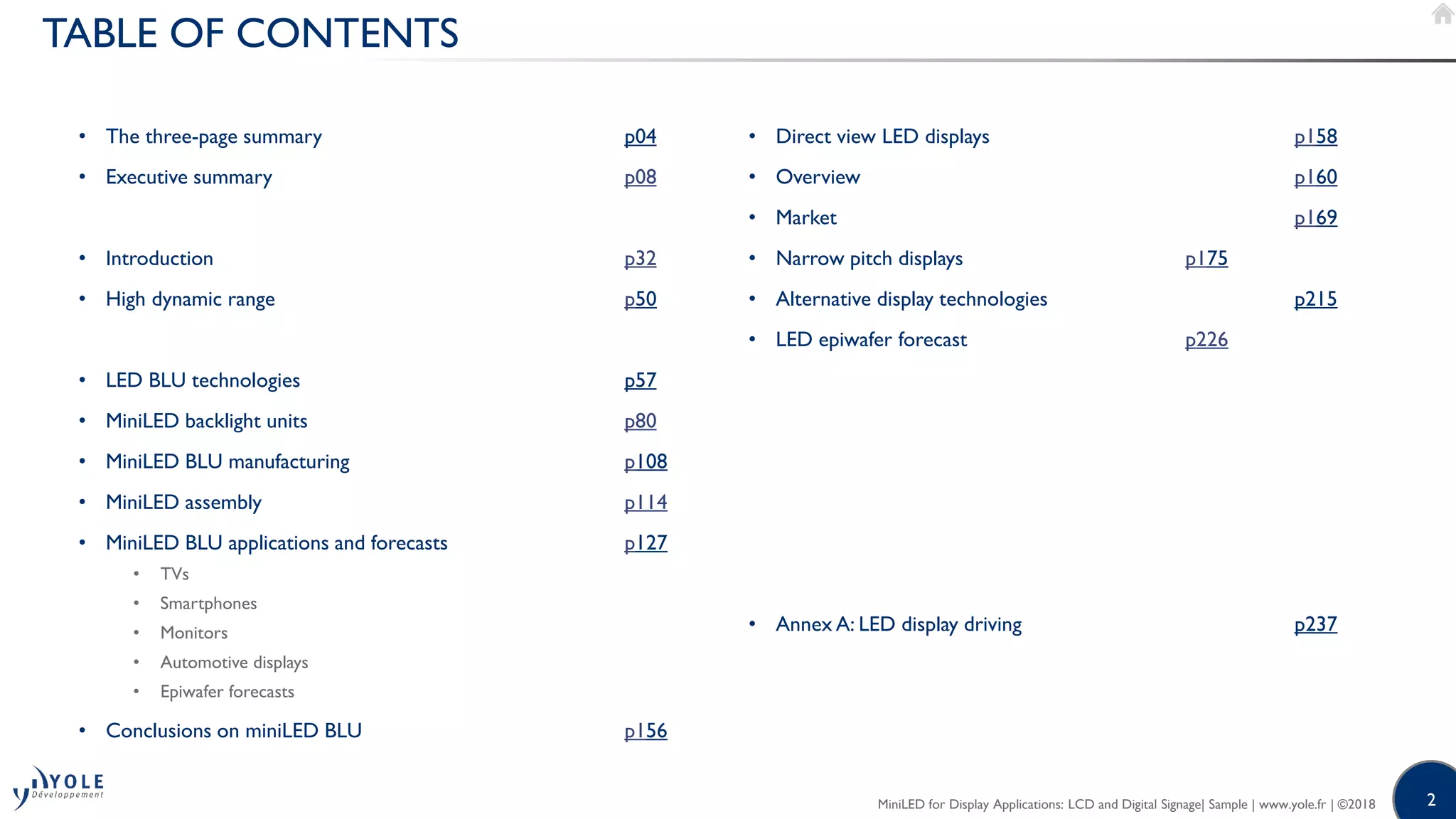 MiniLED for Display Applications: LCD and Digital Signage report by ...